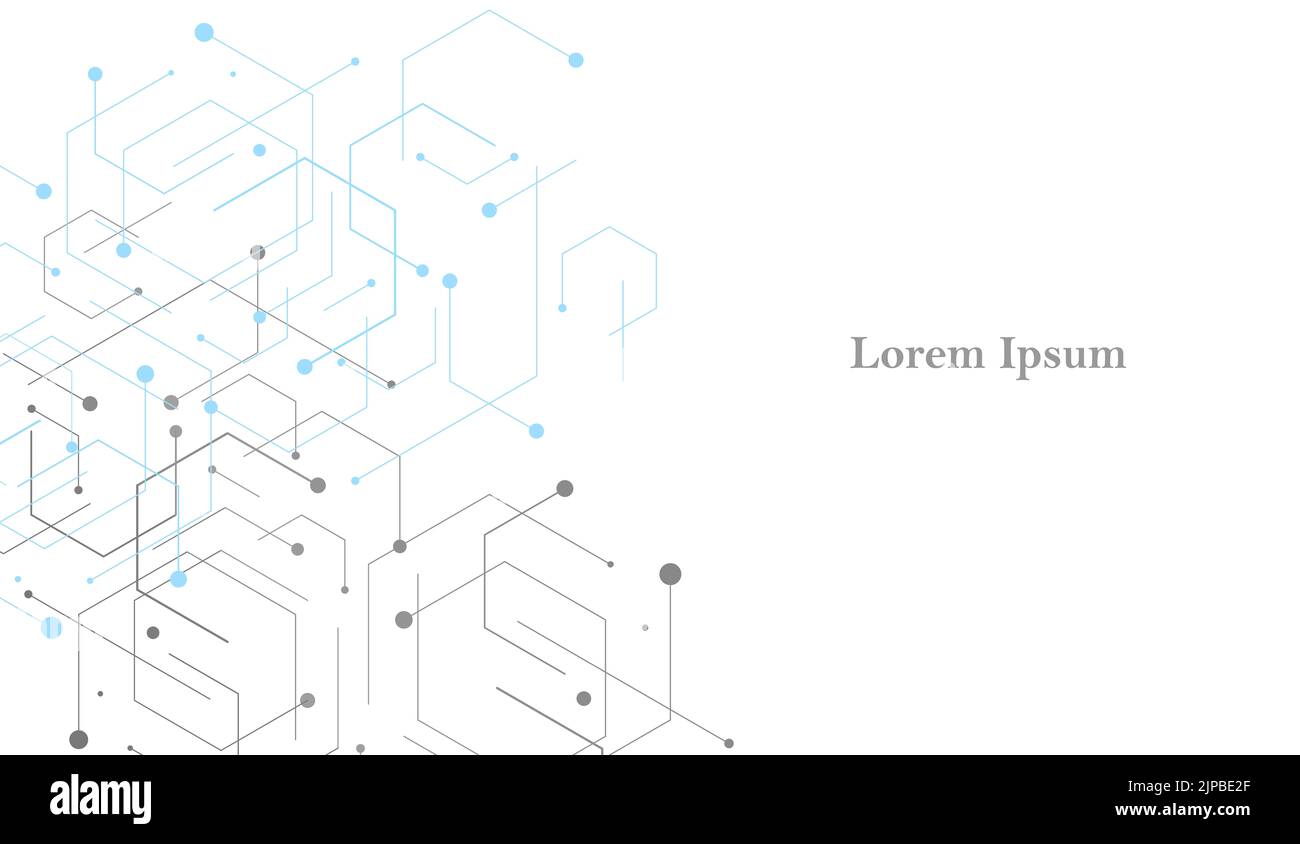 abstract blue gray hexagon, network image, geometric texture background ...