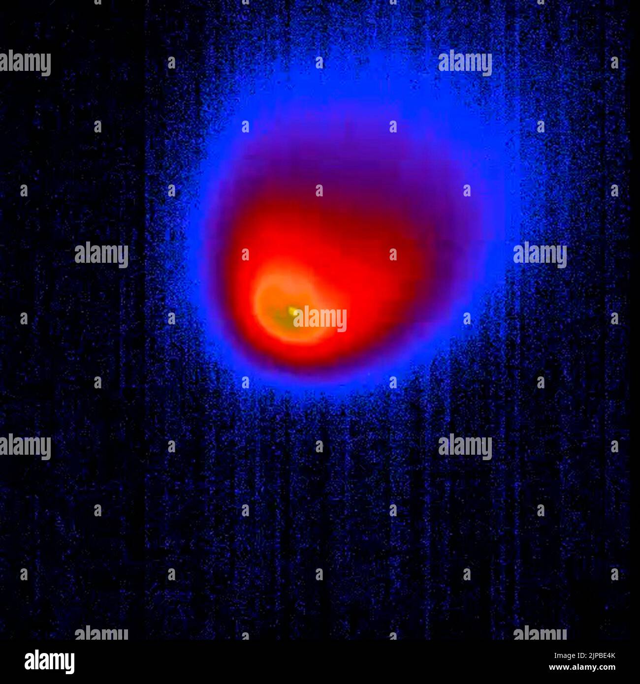 FTG-11 test intercept, infrared image Stock Photo - Alamy