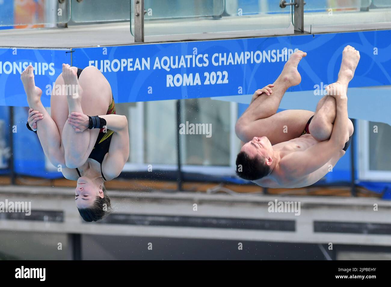 Rome, . 16th Aug, 2022. Elena Wassen, Lou Massenberg during European ...