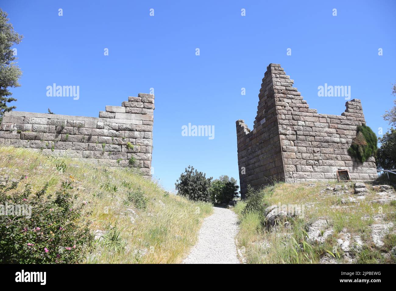 Historic site of Myndos gate the only surviving gate of the ancient ...