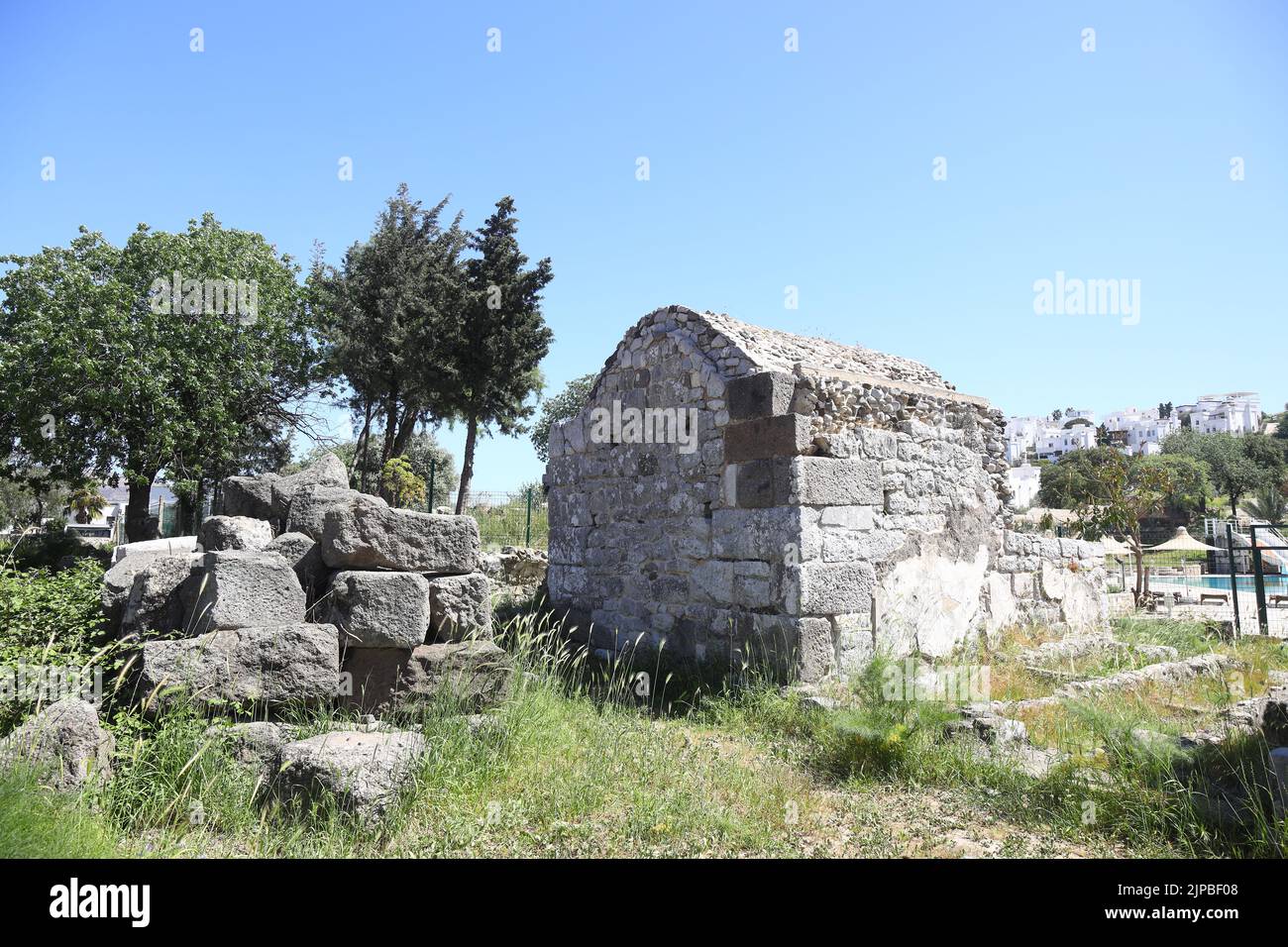 Historic site of Myndos gate the only surviving gate of the ancient ...