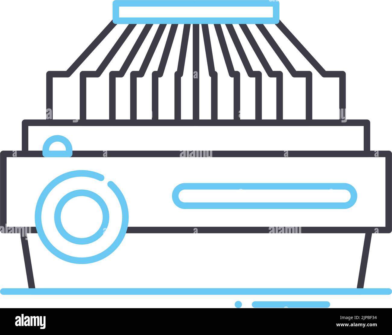 Projection Vector Illustration Stock Vector Images Alamy