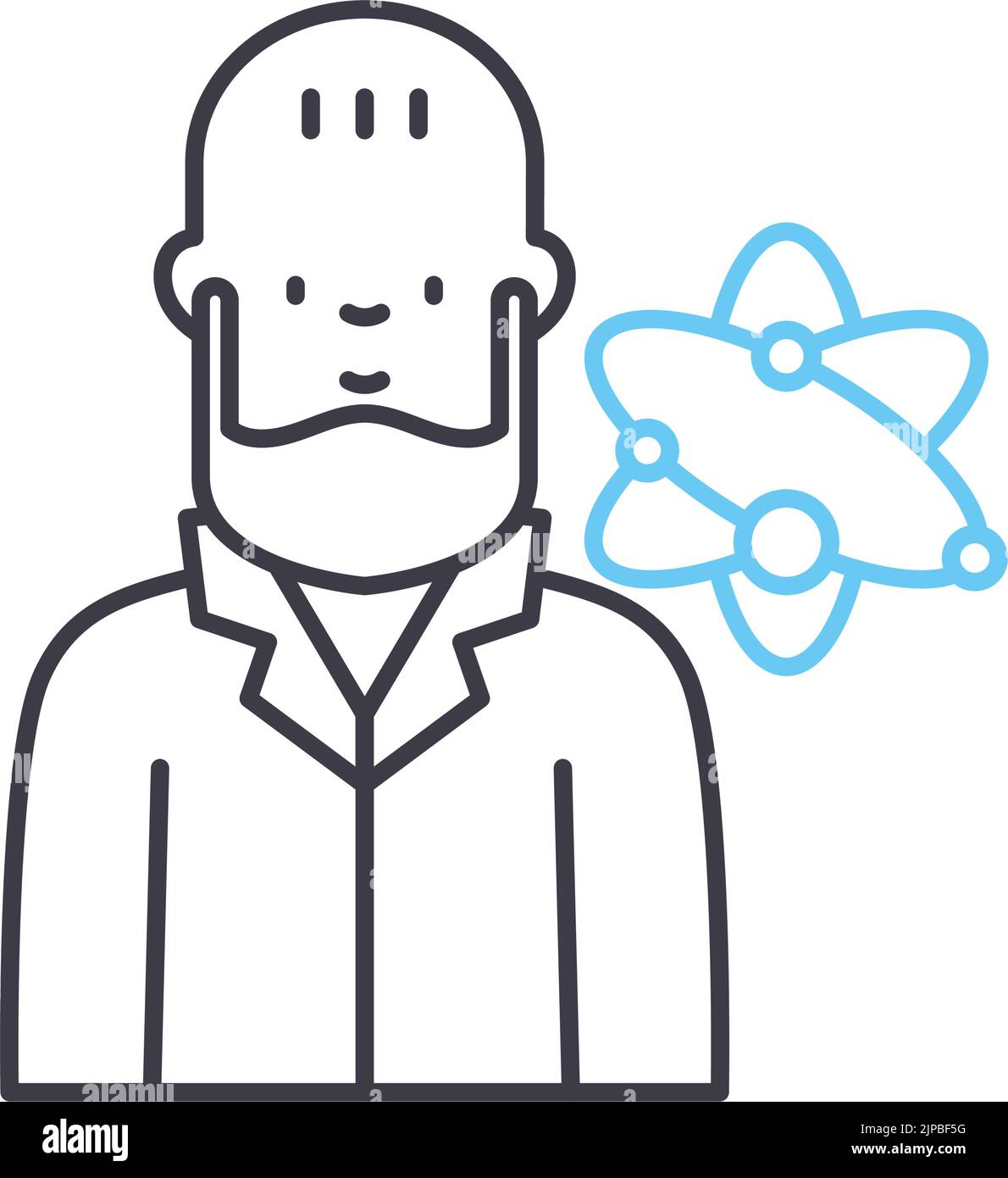 Lab research student icon Stock Vector Images - Alamy