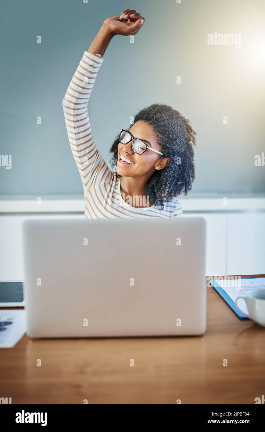 Woman fist pump hi-res stock photography and images - Alamy