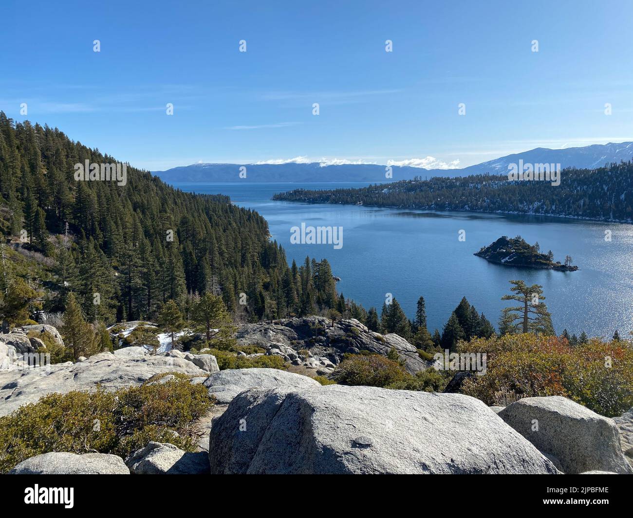 Photo of Fannette Island in Lake Tahoe within Emerald Bay State Park in ...