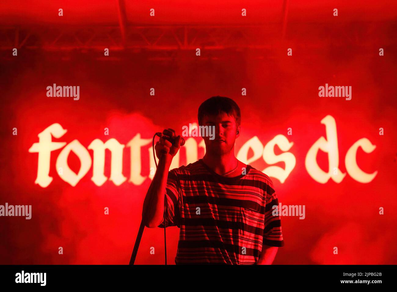 Padova, Italy. 16th Aug, 2022. Grian Chatten of Irish post-punk band ...