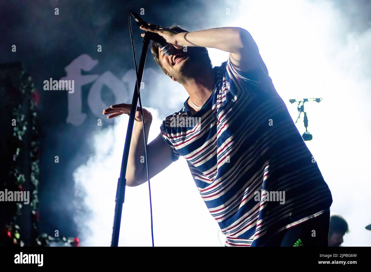 Padova, Italy. 16th Aug, 2022. Grian Chatten of Irish post-punk band ...