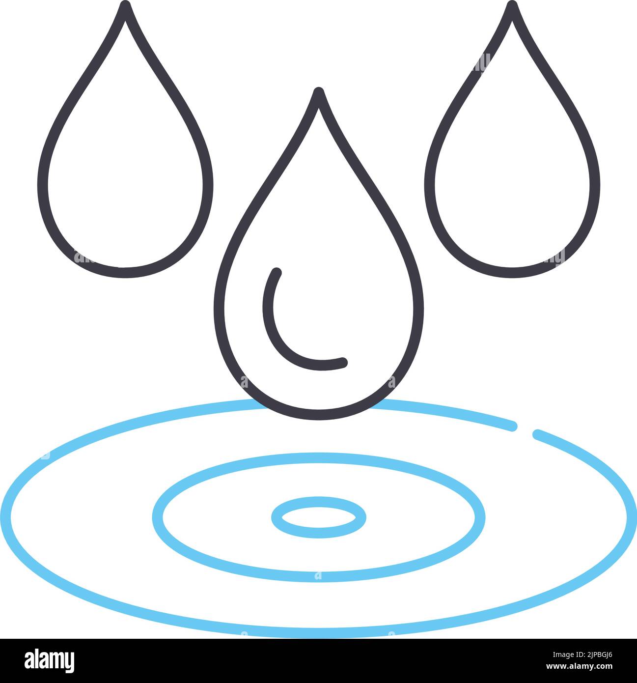 Water Ripple Vector Black And White