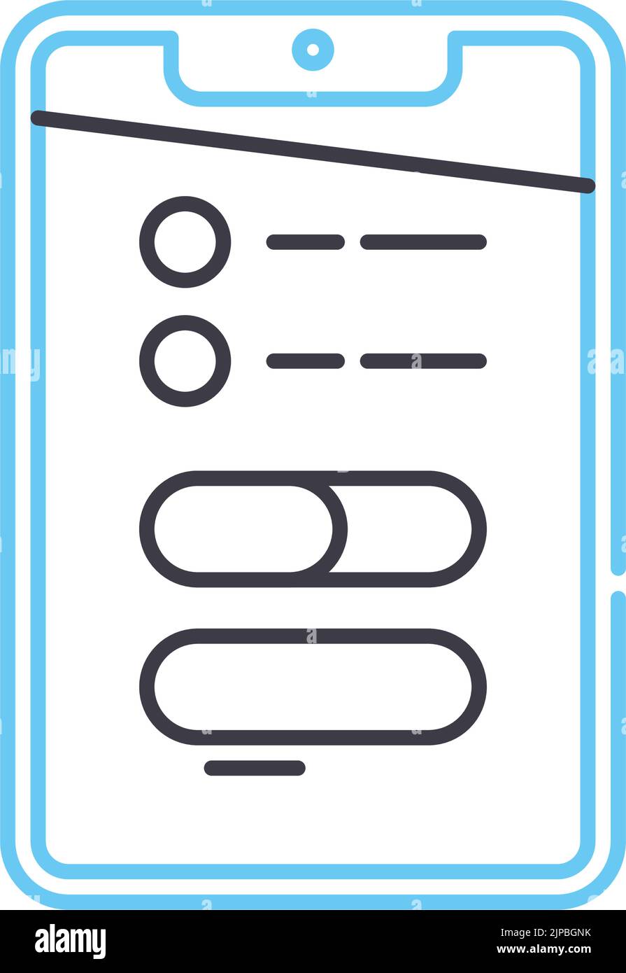 Ui Web Kit Line Icon Outline Symbol Vector Illustration Concept Sign