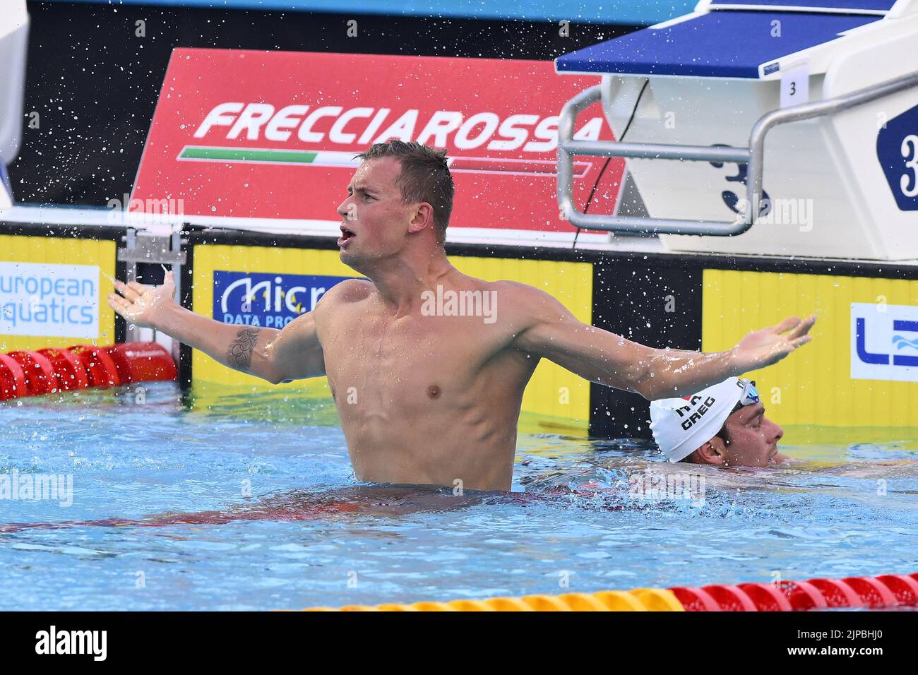 Rome, Italy. 16th August 2022, ROMANCHUK Mykhaylo (UKR) during the LEN ...