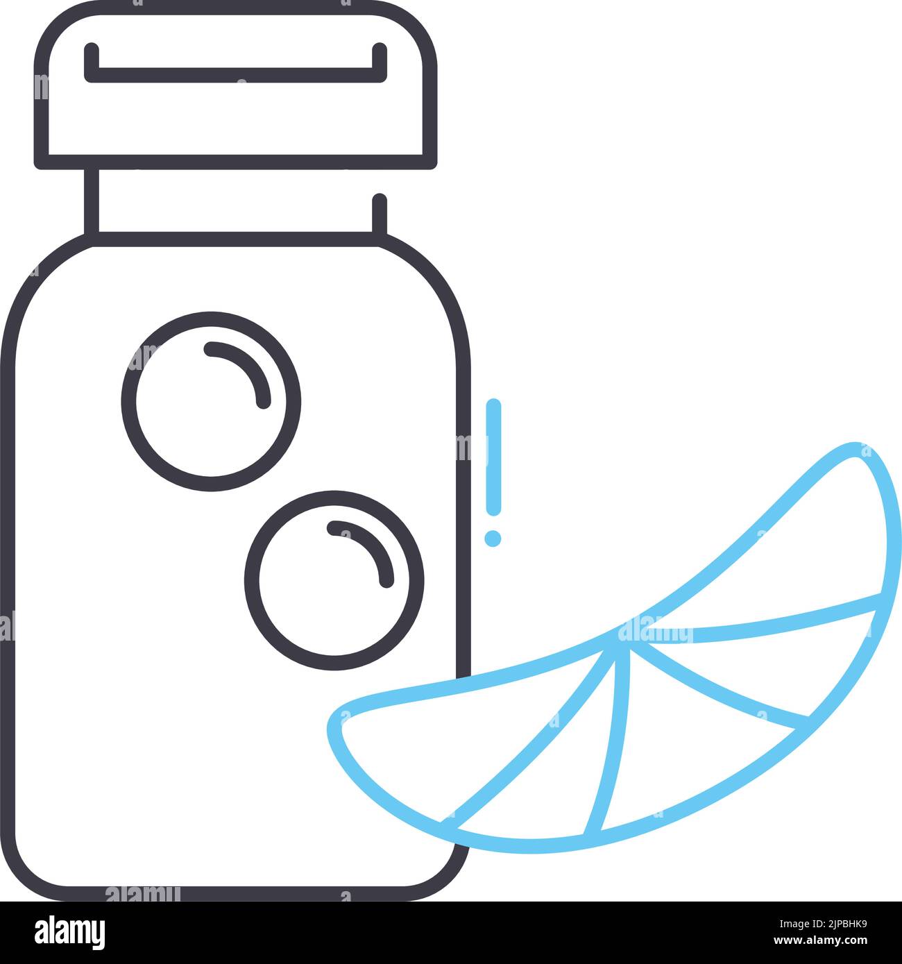 vitamins line icon, outline symbol, vector illustration, concept sign ...