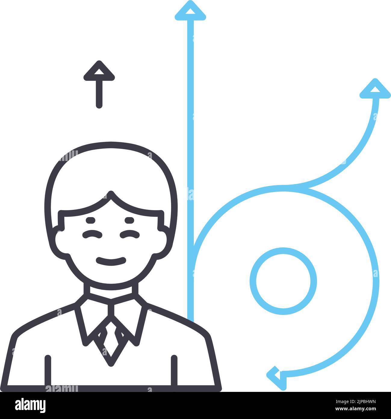 Icon stakeholder communication Stock Vector Images - Alamy