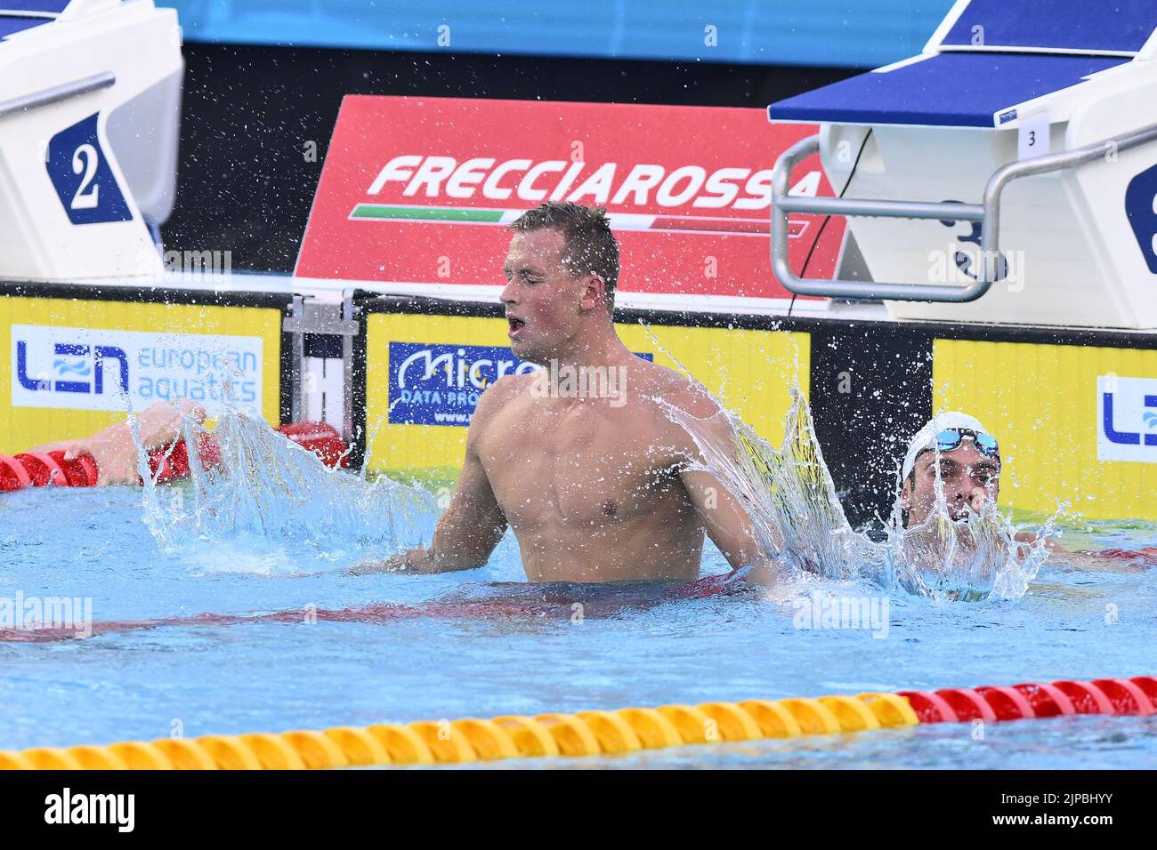 Rome, Italy. 16th Aug, 2022. ROMANCHUK Mykhaylo (UKR) during the LEN ...