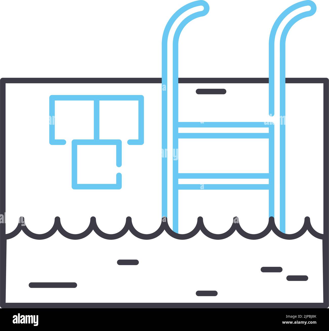Swimming pool symbol hi-res stock photography and images - Alamy