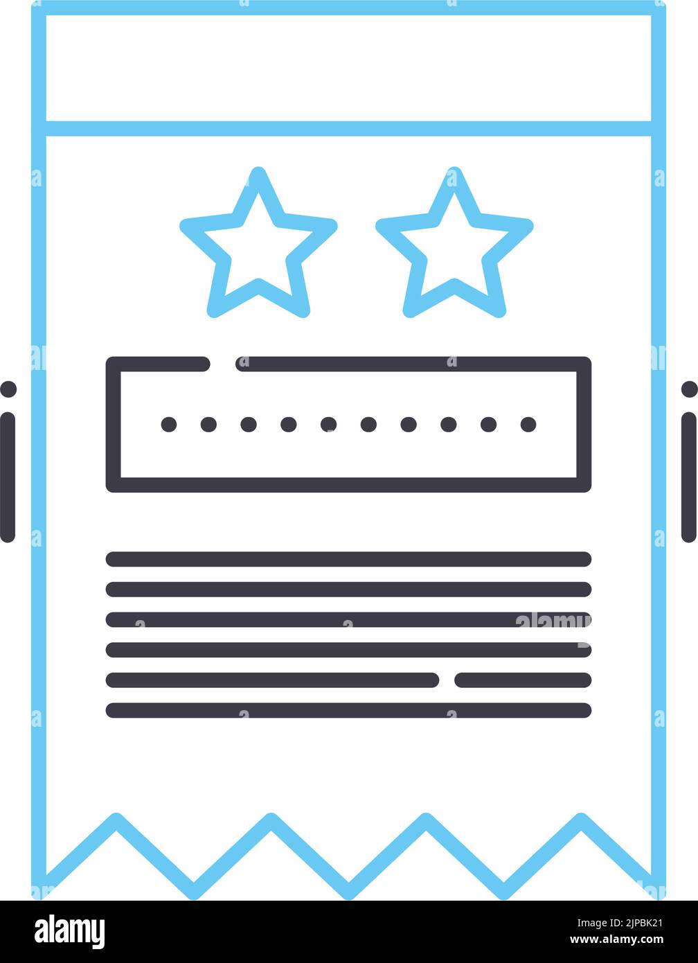 native advertising line icon, outline symbol, vector illustration ...