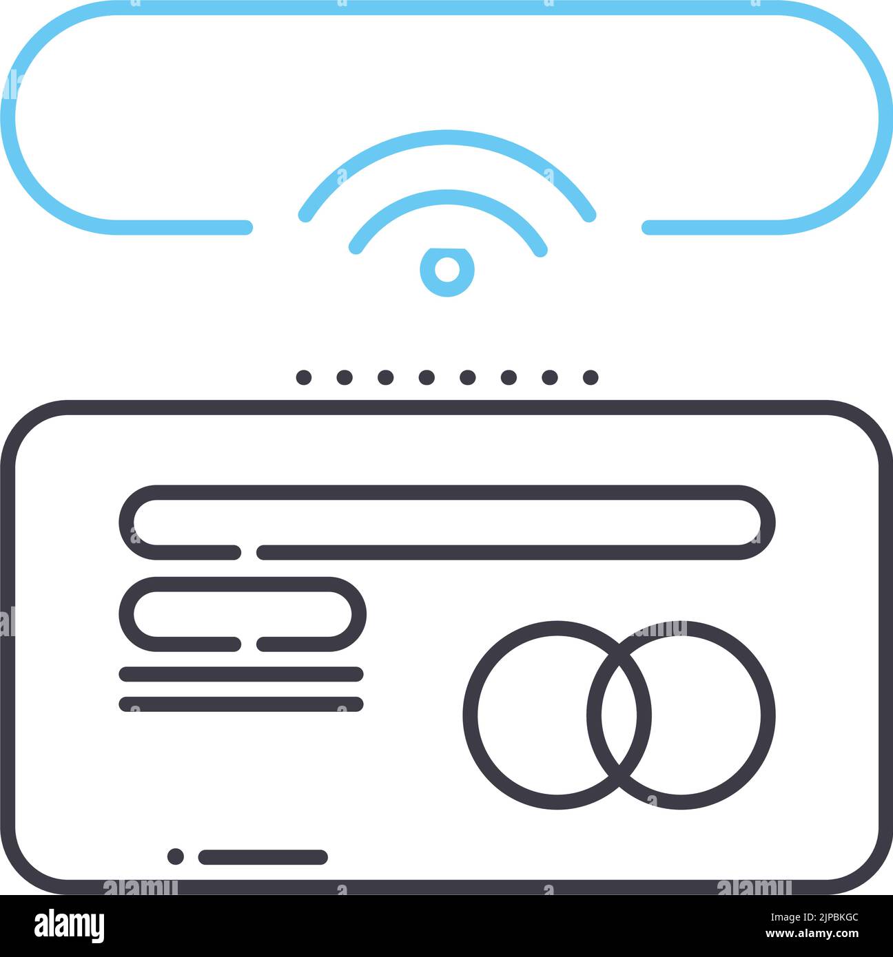 Illustration mobile phone credit card Cut Out Stock Images & Pictures ...