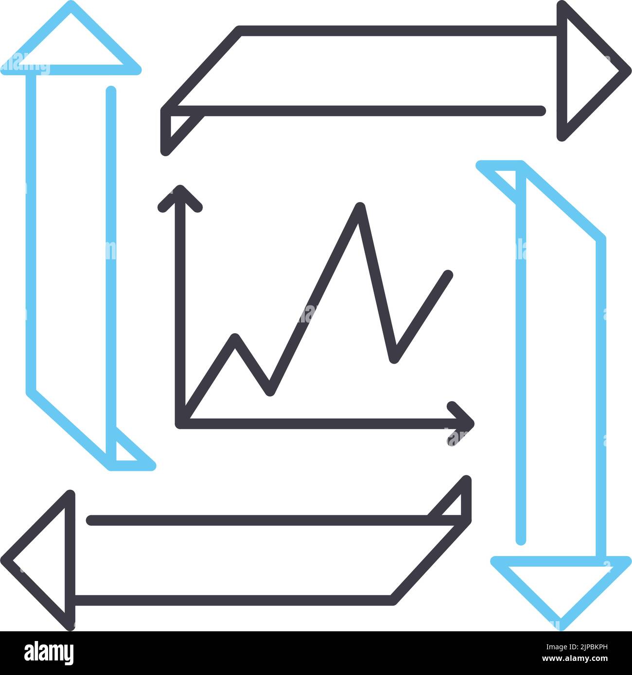 performance method line icon, outline symbol, vector illustration ...