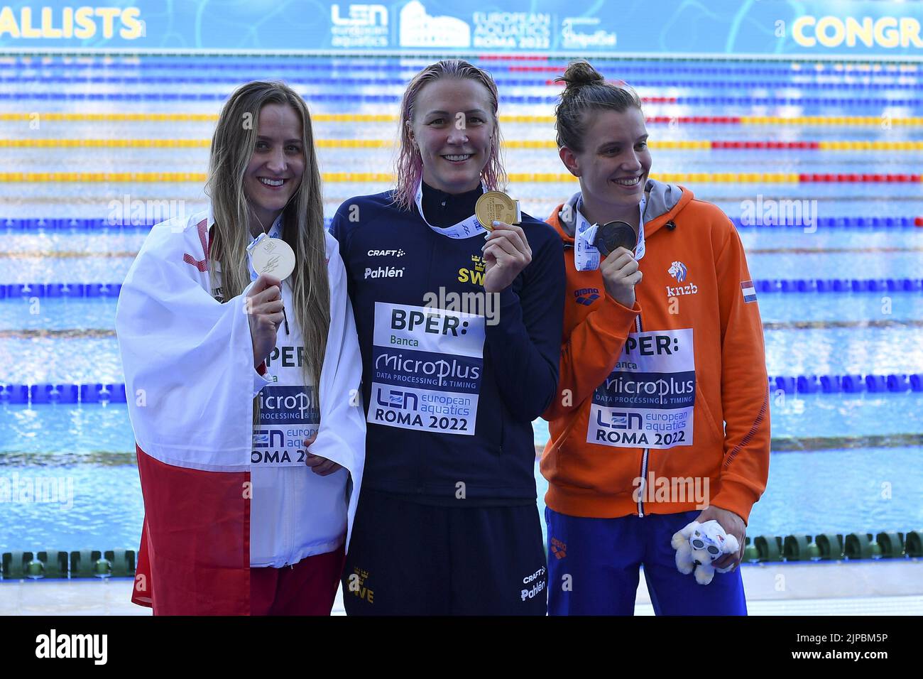 Rome, Italy. 16th August 2022, SJOESTROEM Sarah (SWE), WASICK Katarzyna ...