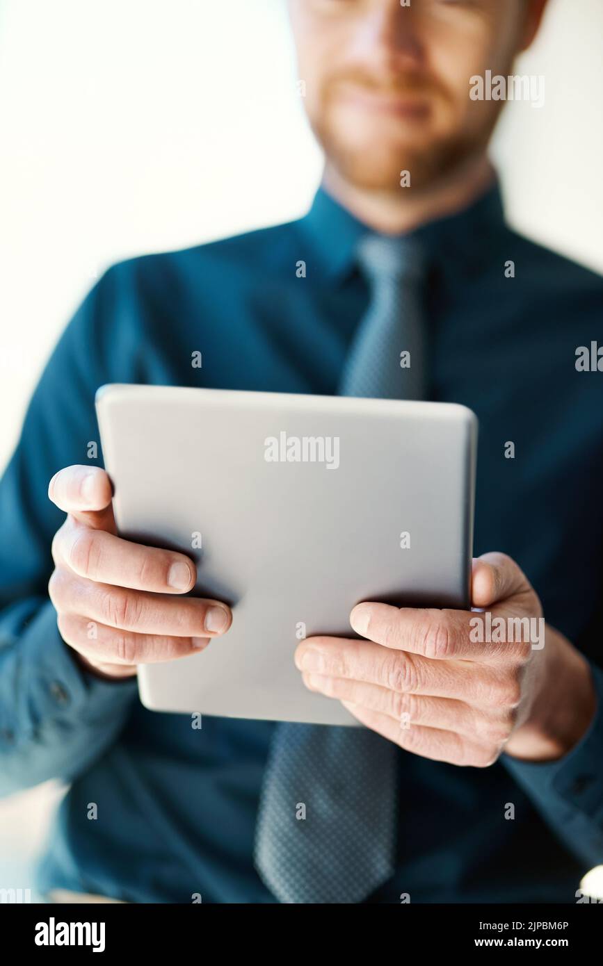 Always connected unrecognizable man hi-res stock photography and images ...