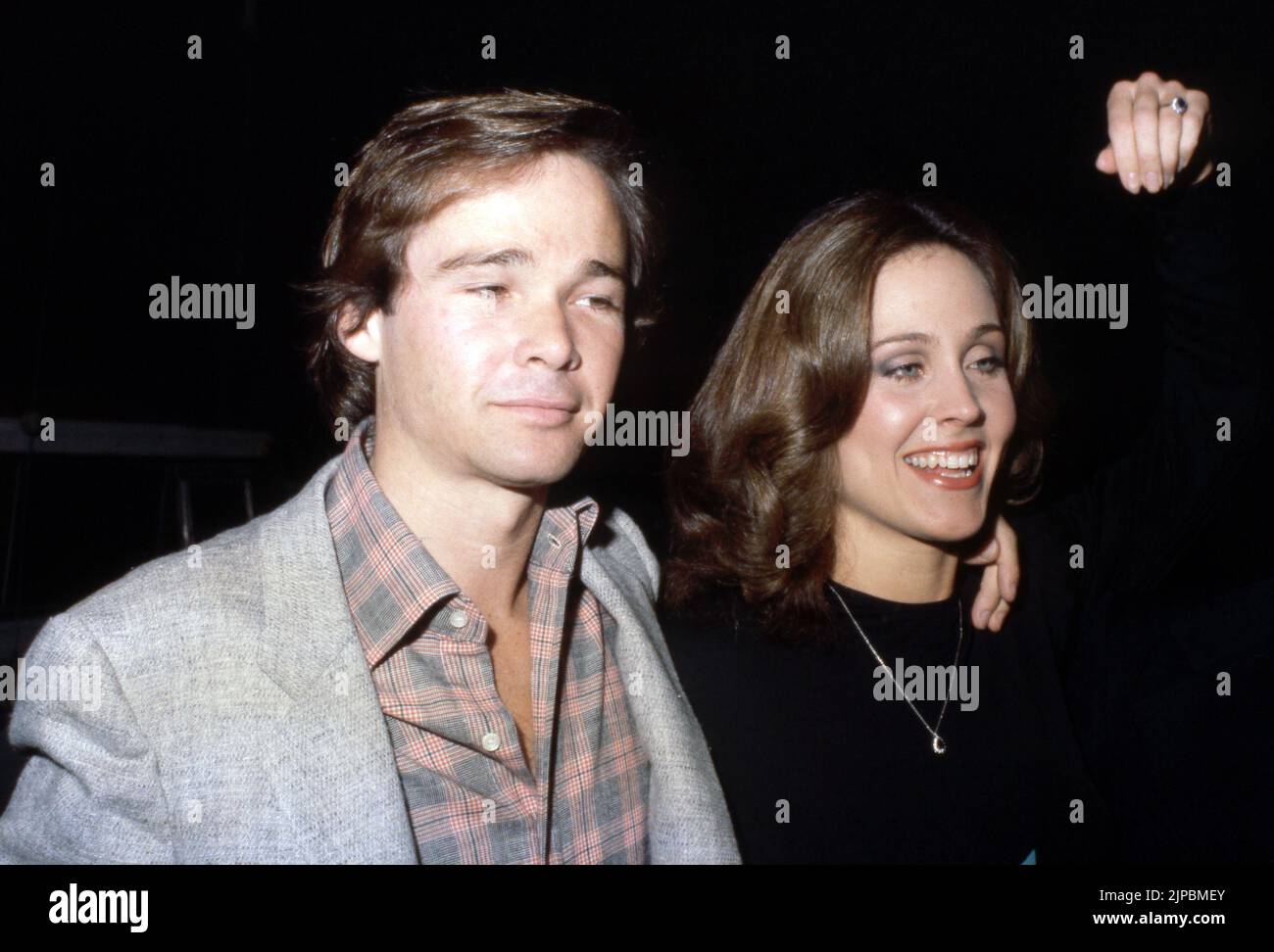 Erin Gray and Kenneth Schwartz Circa 1980's Credit: Ralph Dominguez/MediaPunch Stock Photo - Alamy