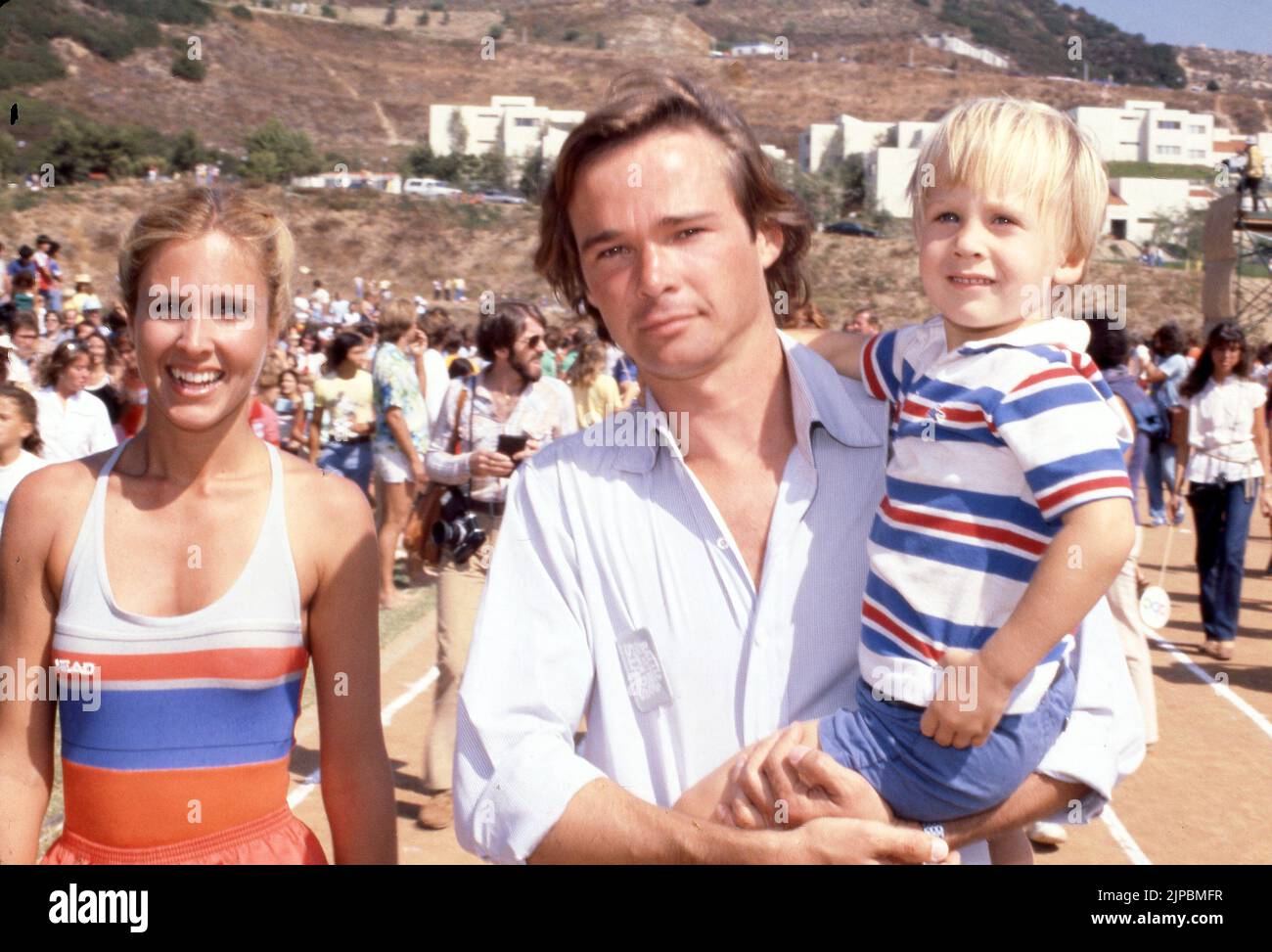 Erin Gray and Kenneth Schwartz with son Circa 1980's Credit: Ralph ...