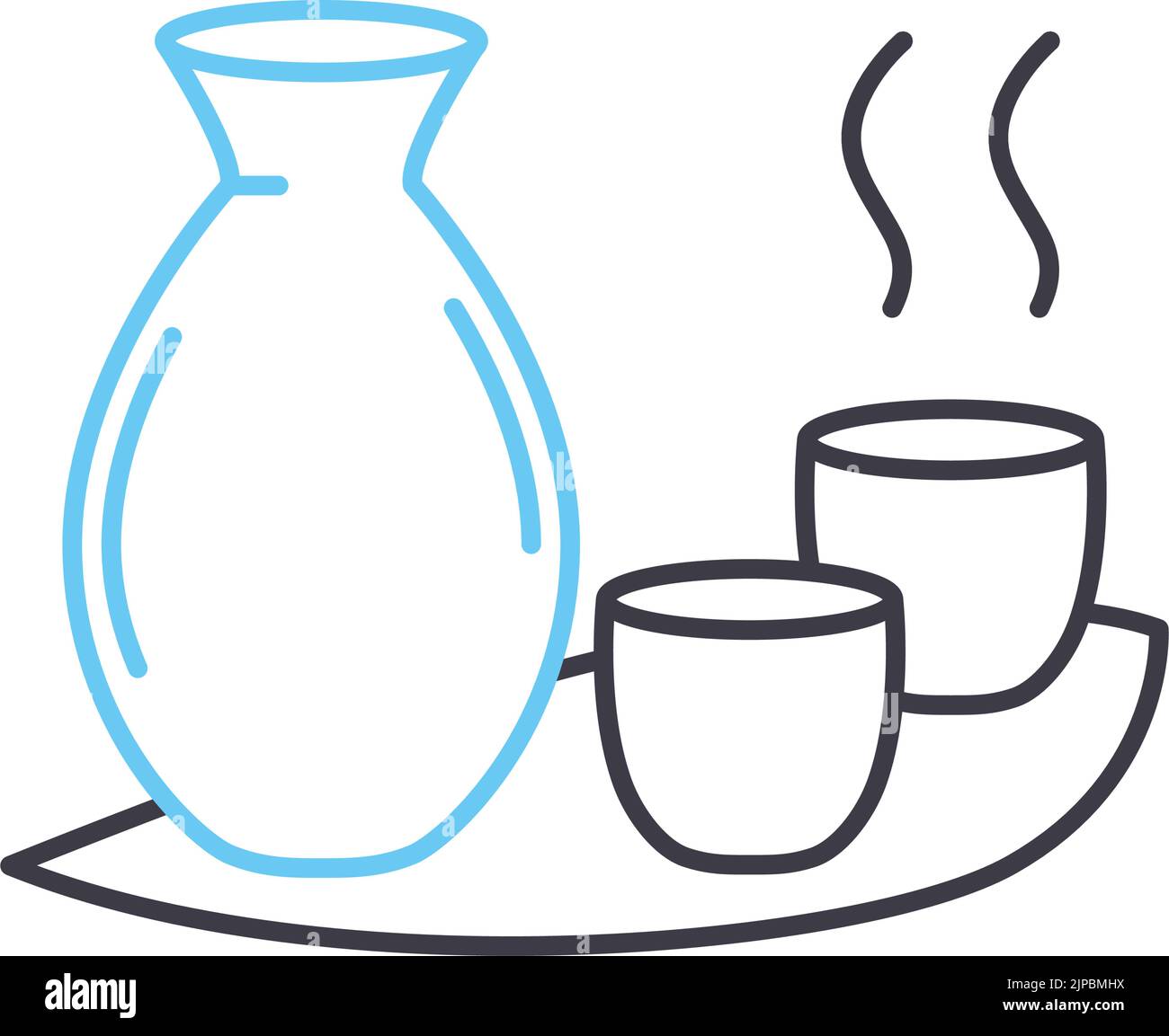 Japanese sake beer Stock Vector Images - Alamy