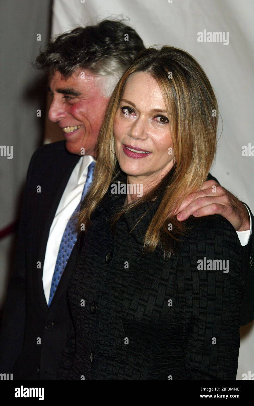 Andrew Stein and Peggy Lipton arriving at the premiere of "Angels in ...