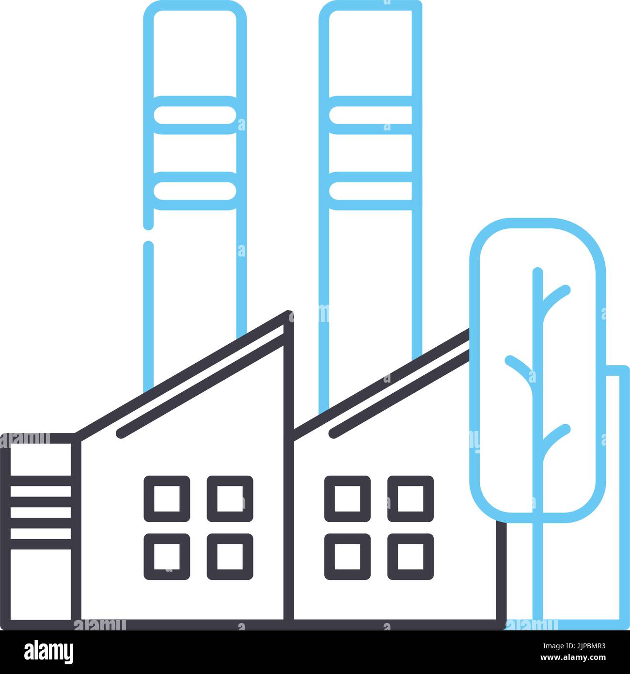 Green factory Stock Vector Images - Alamy