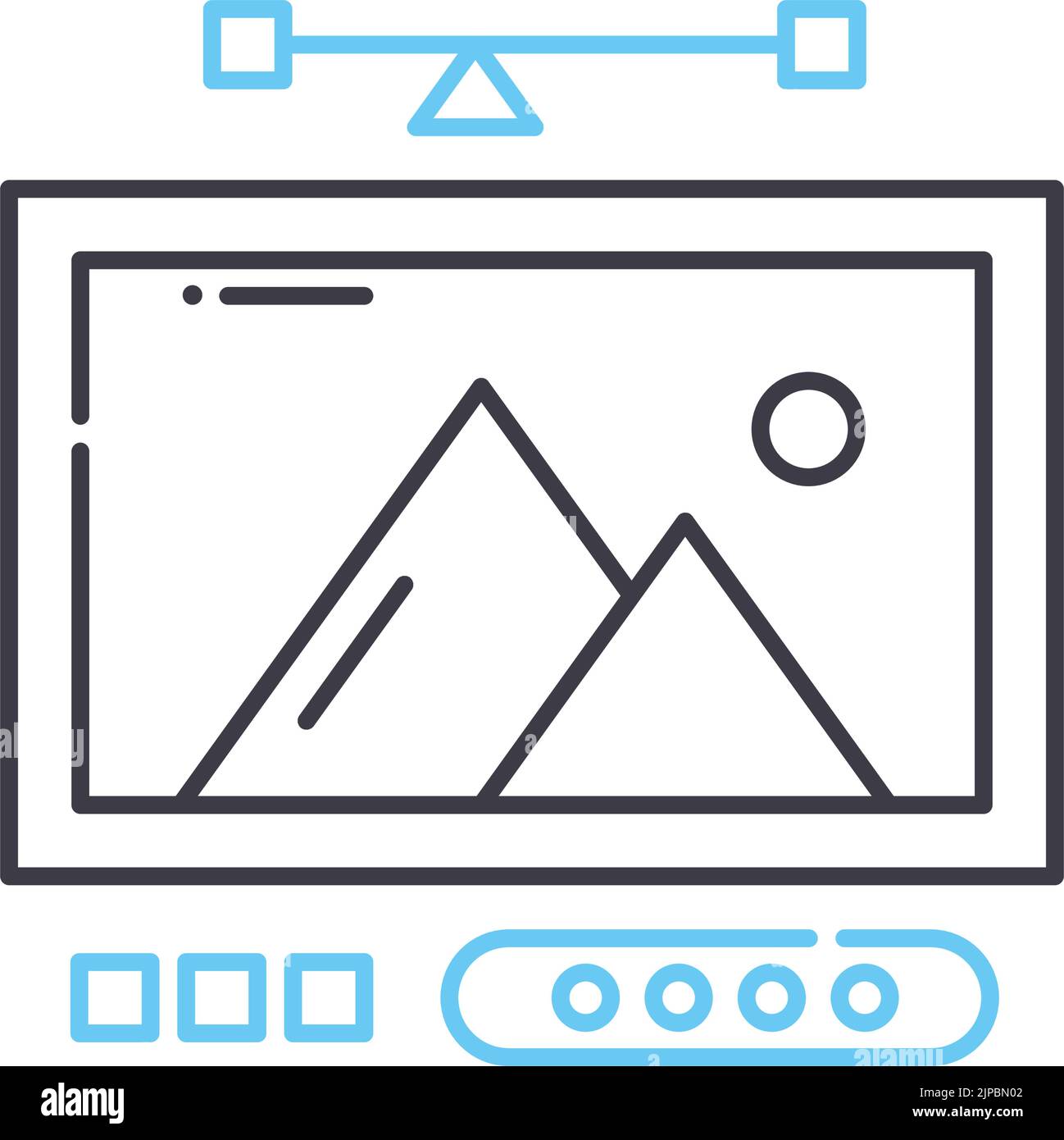 Photography photo editing concept Stock Vector Images - Alamy