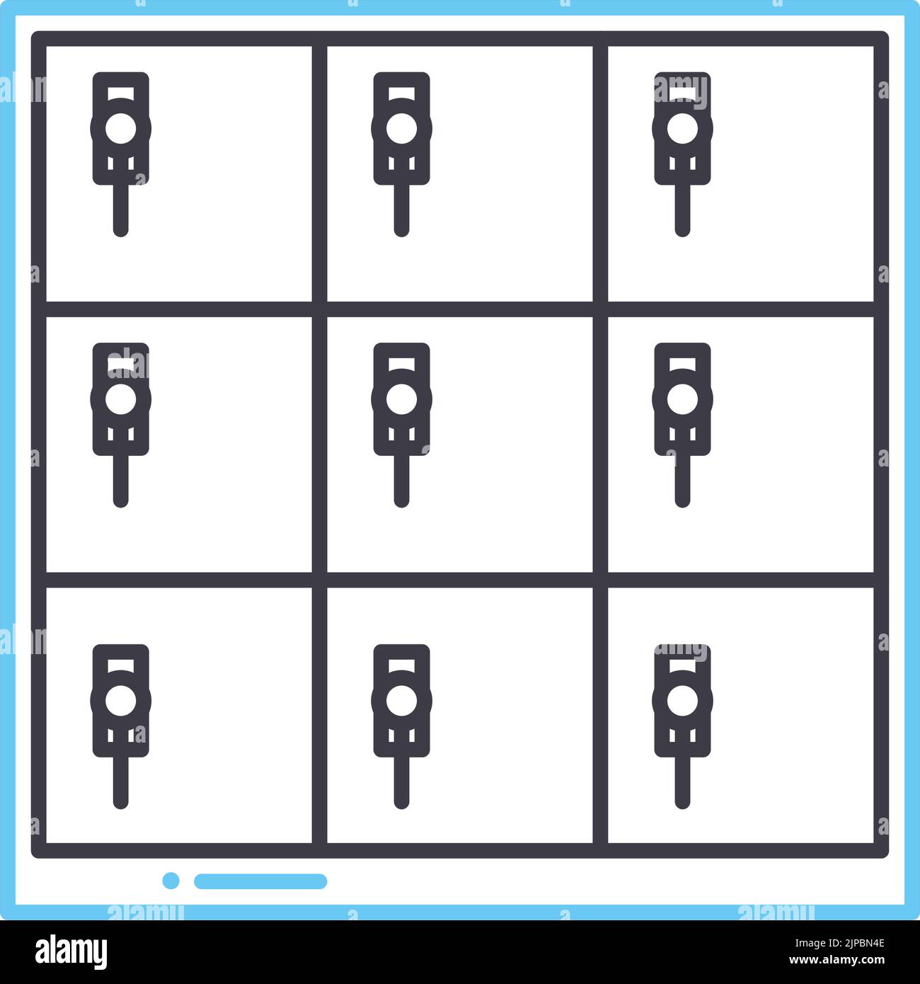 Locker Stock Vector Images - Alamy