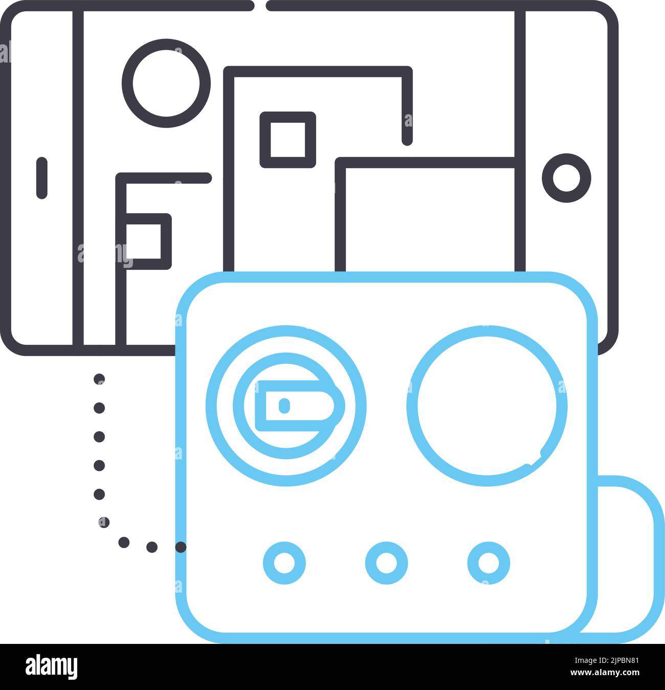 Camera remote app Stock Vector Images - Alamy