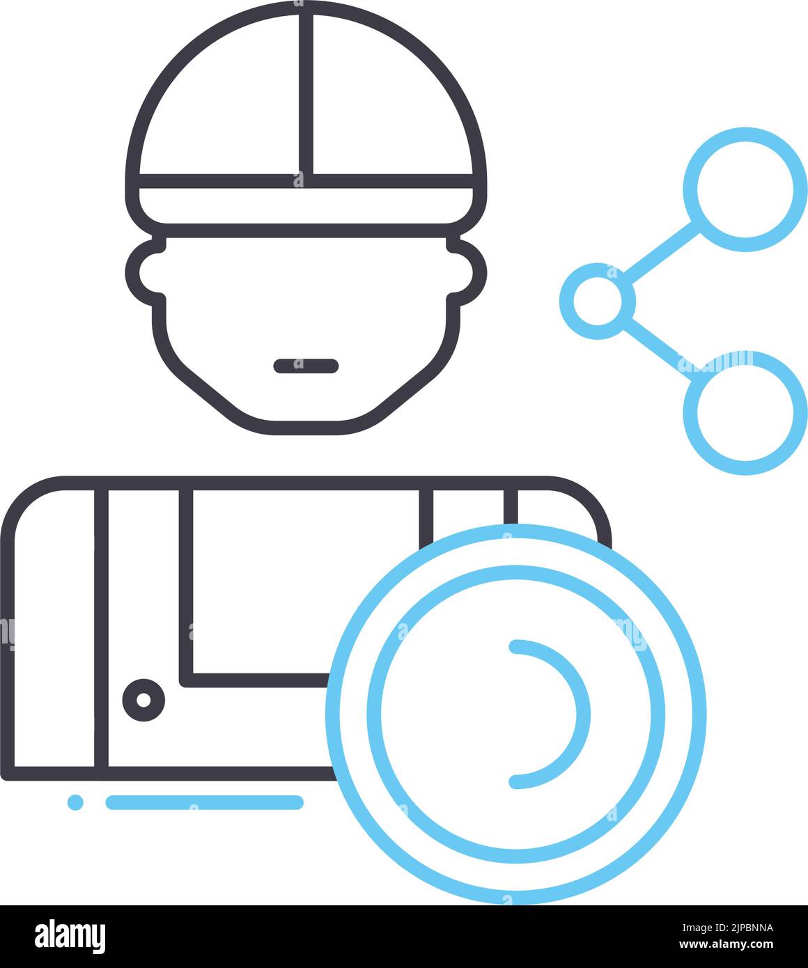 human resource selection line icon, outline symbol, vector illustration ... human resource selection line icon, outline symbol, vector illustration ...