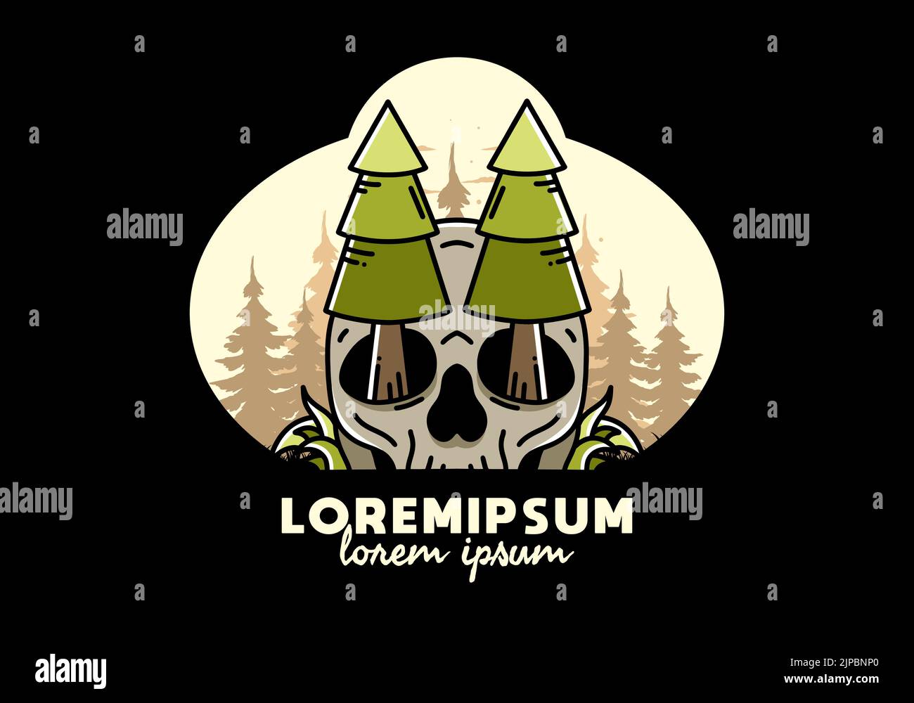 Skeleton mountain Stock Vector Images - Alamy