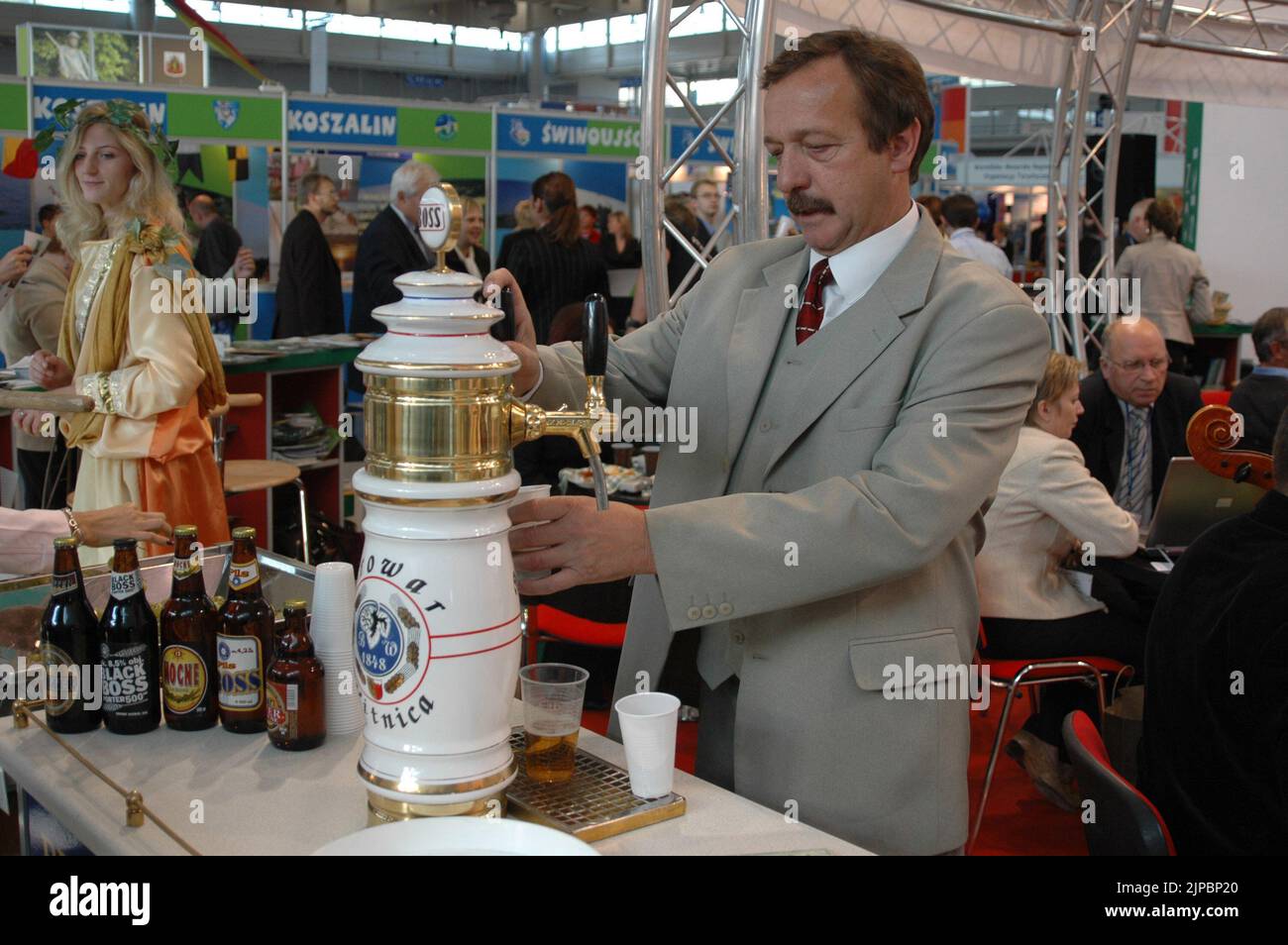 Tour Salon 2005 travel fair in Poznan Poaldn Oct. 19,2005 .(Photo by ...