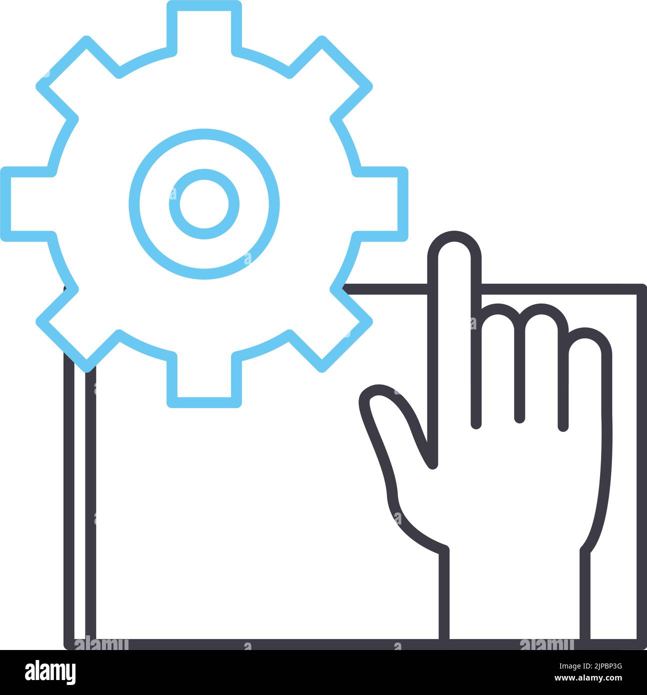 instruction mannual line icon, outline symbol, vector illustration ...