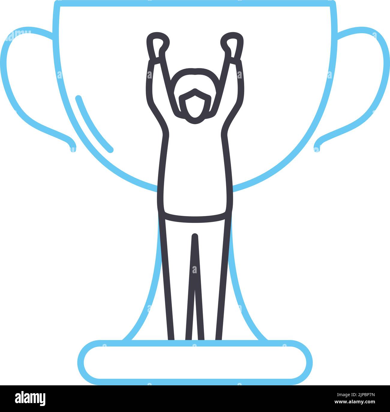 success line icon, outline symbol, vector illustration, concept sign ...