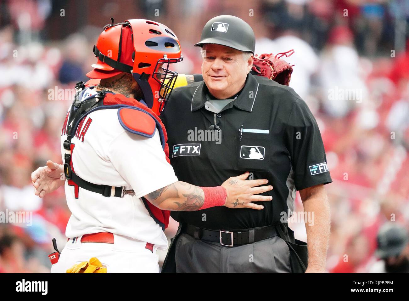 St. Louis, United States. 17th Aug, 2022. St. Louis Cardinals Catcher ...