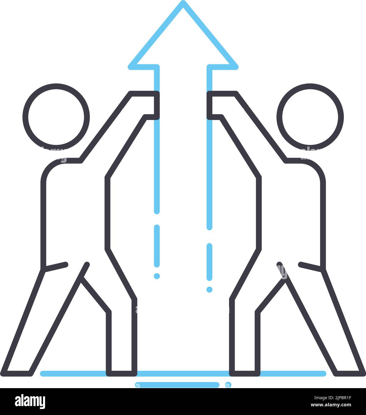 Planning meeting progress sign Stock Vector Images - Alamy