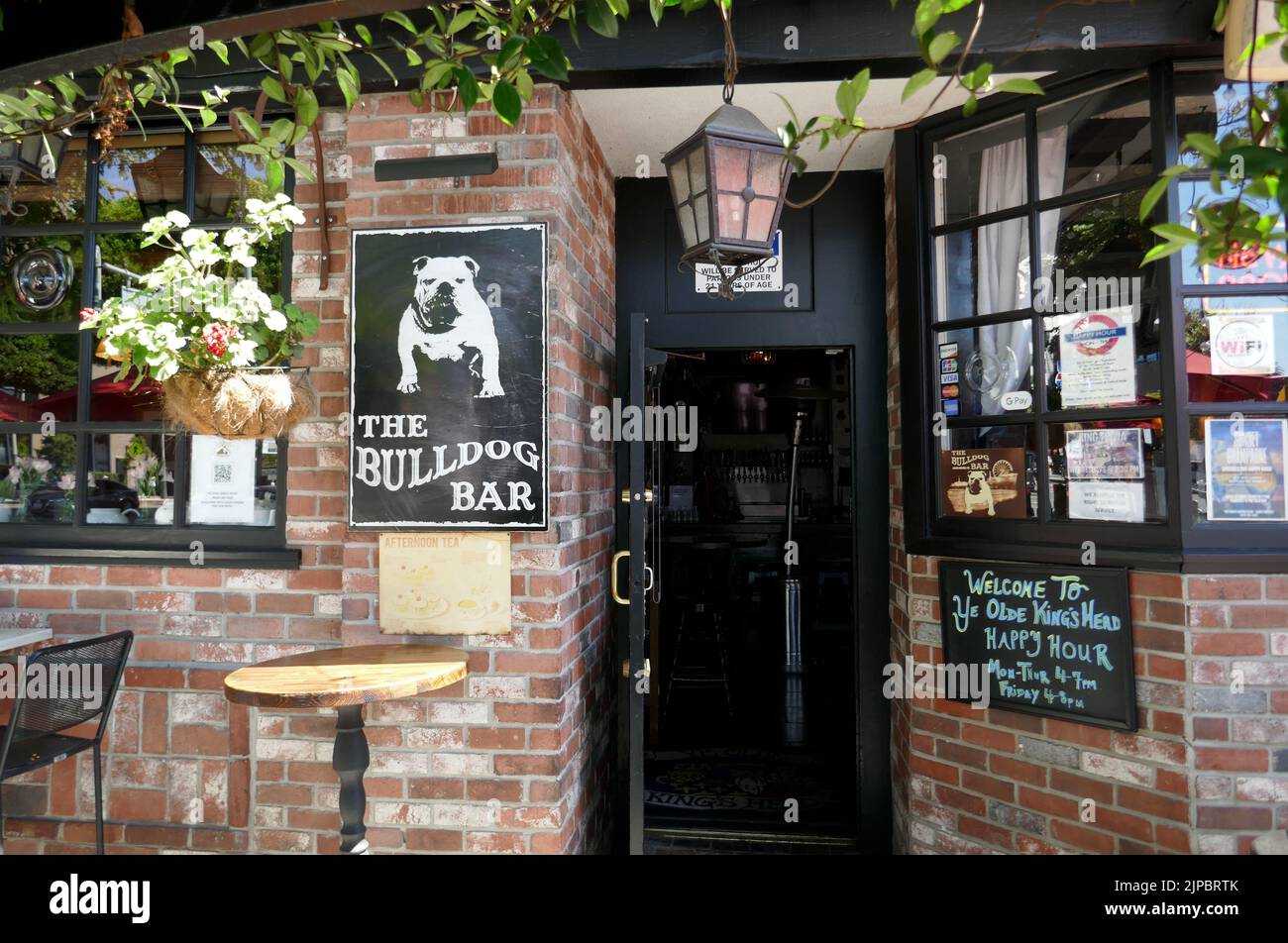 Santa Monica, California, USA 16th August 2022 Ye Olde Kings Head where ...