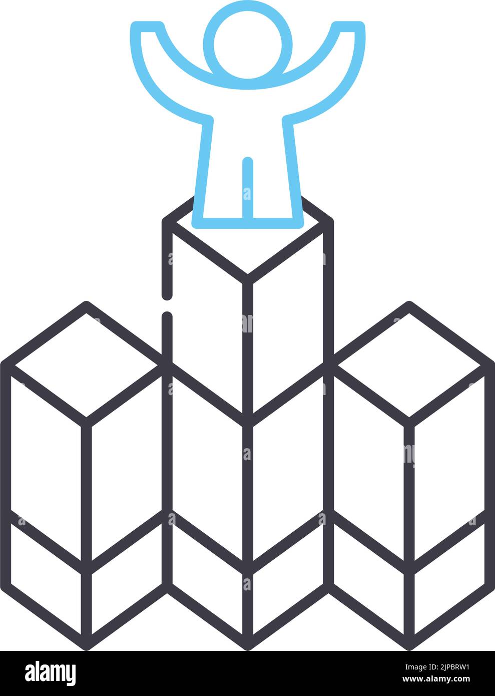 Success vector icon hi-res stock photography and images - Alamy