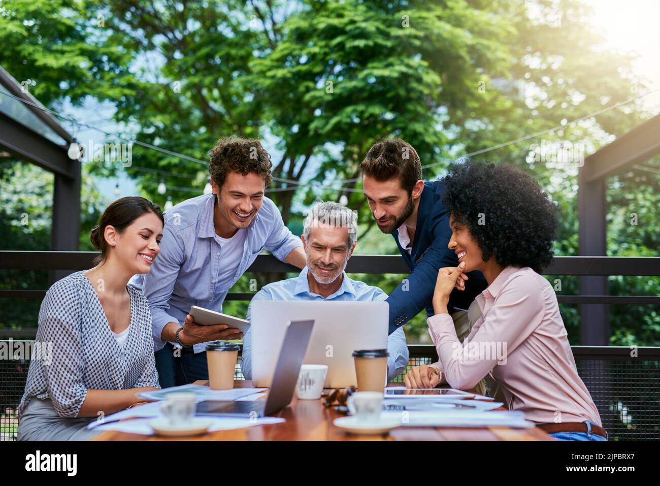 Change the meeting venue, get a new perspective on business. a group of ...