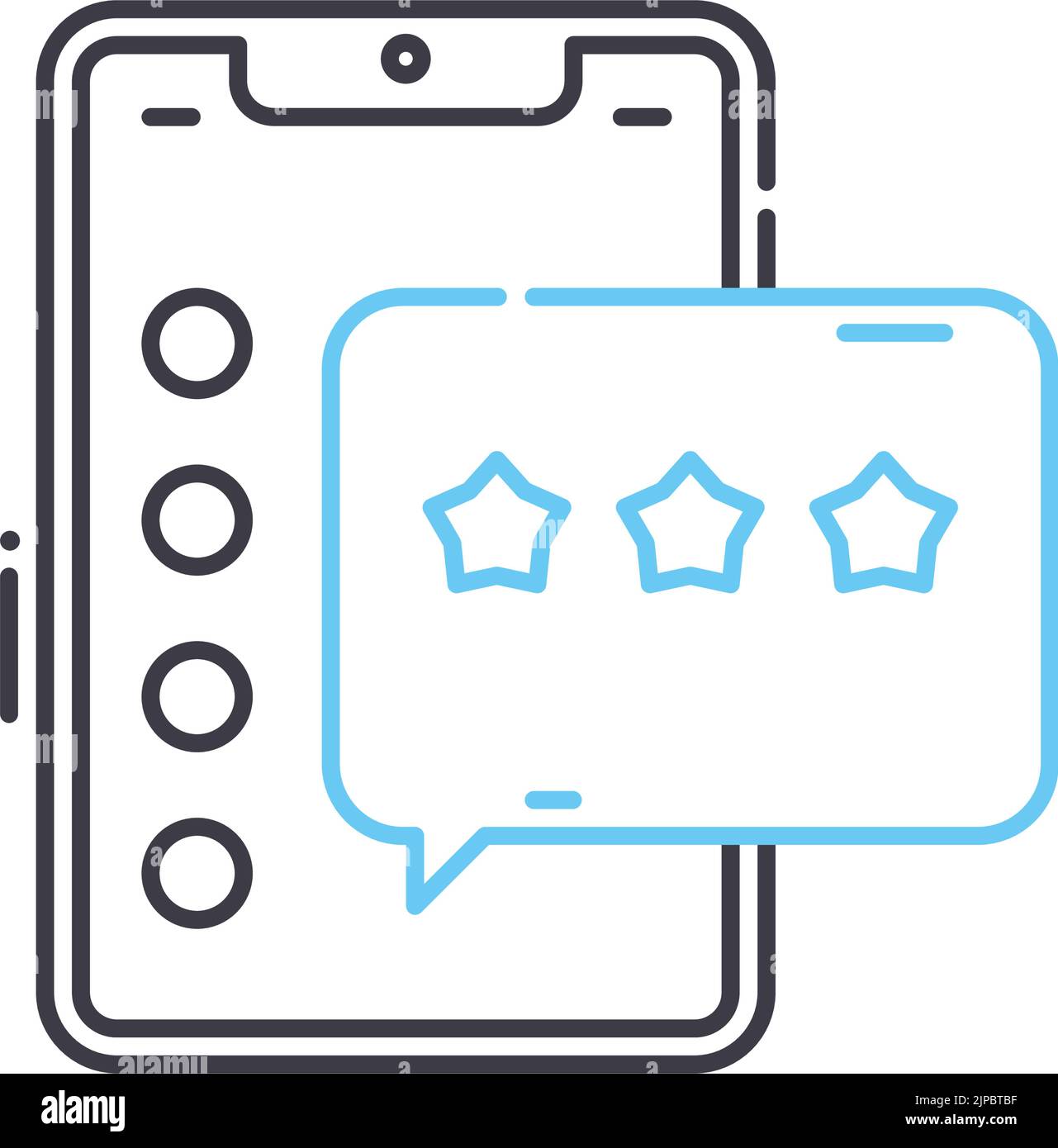 Icon comment testimonial Cut Out Stock Images & Pictures - Alamy