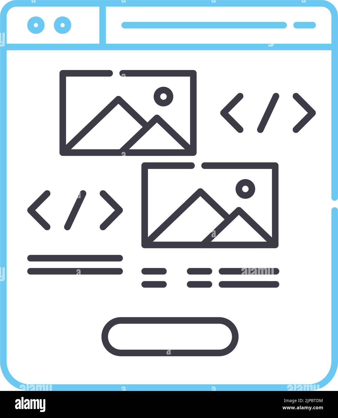 theme line icon, outline symbol, vector illustration, concept sign ...