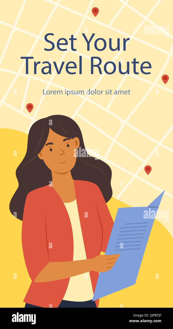 Travel agency template design Vector illustration Stock Vector Image ...