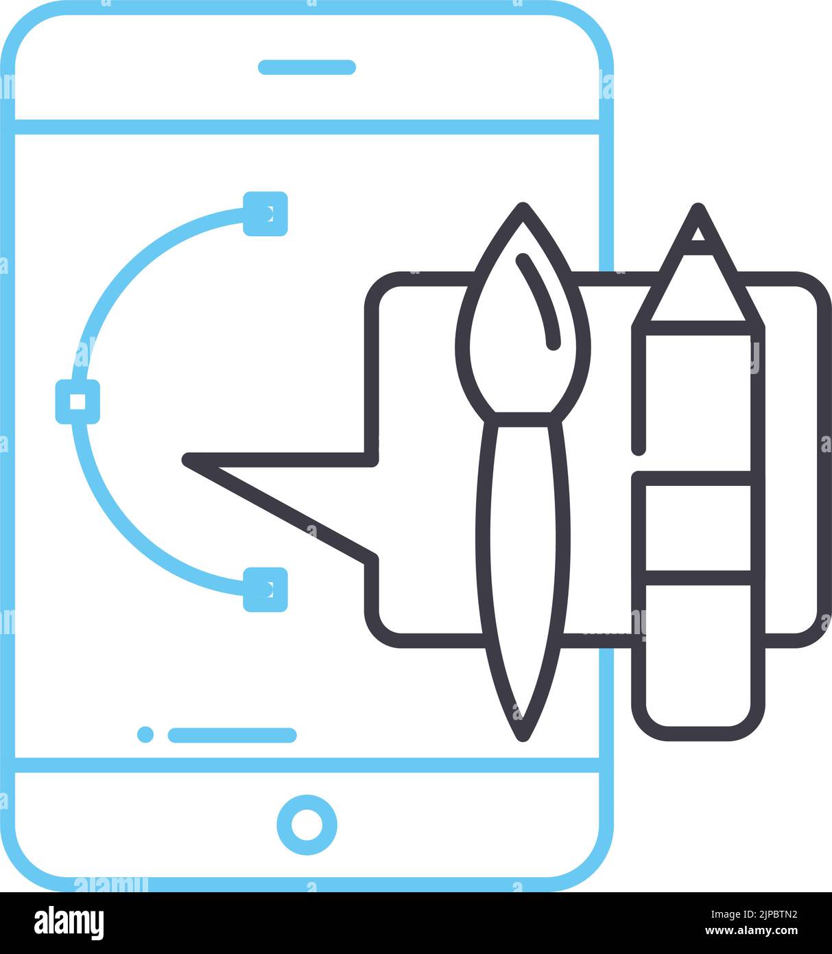 graphic design line icon, outline symbol, vector illustration, concept ...