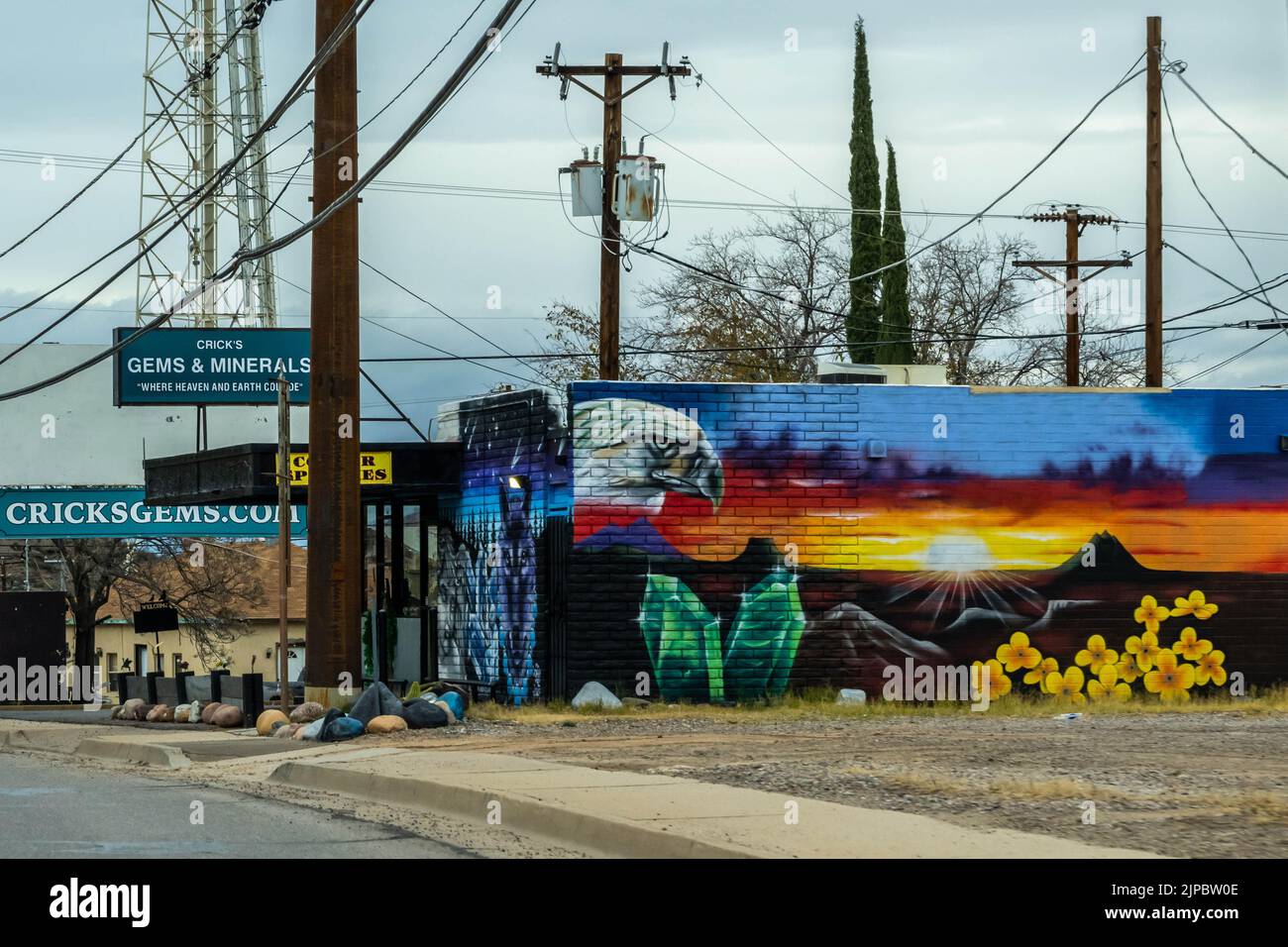 Globe, AZ, USA - Dec 25, 2021: A well known city for its outdoor life ...