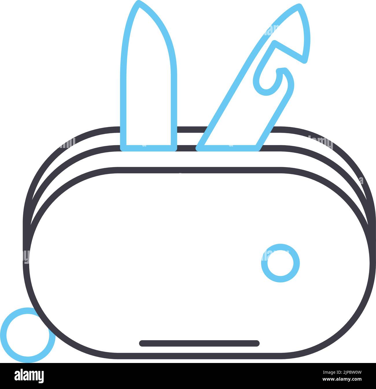 Travel multitool icon flat Stock Vector Images - Alamy