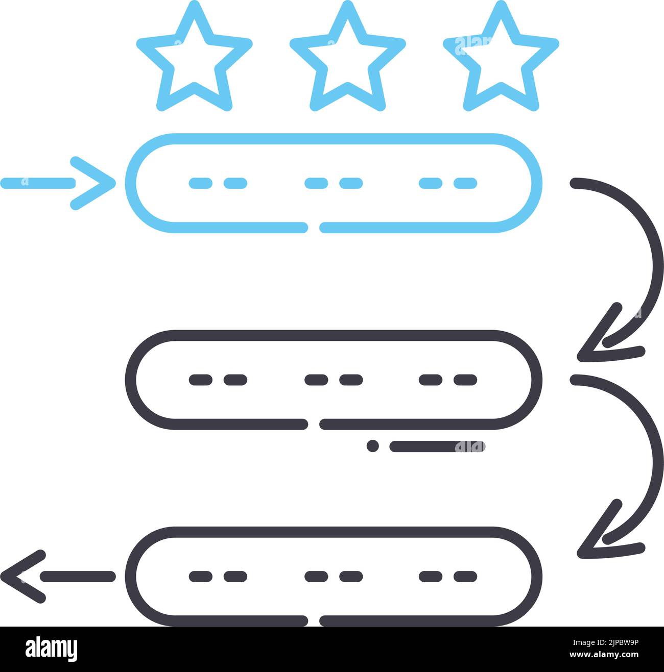 rebranding line icon, outline symbol, vector illustration, concept sign ...