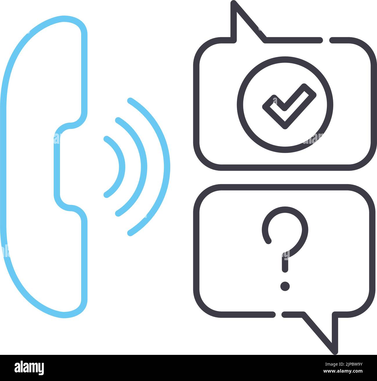 solutions line icon, outline symbol, vector illustration, concept sign ...