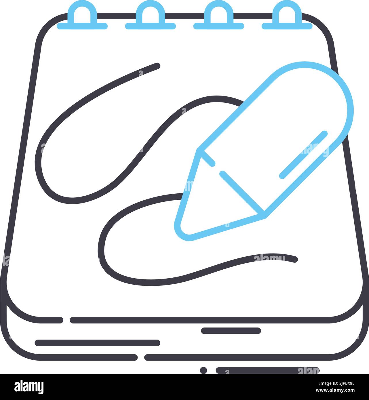 Sketchbook Drawing Stock Vector Images Alamy